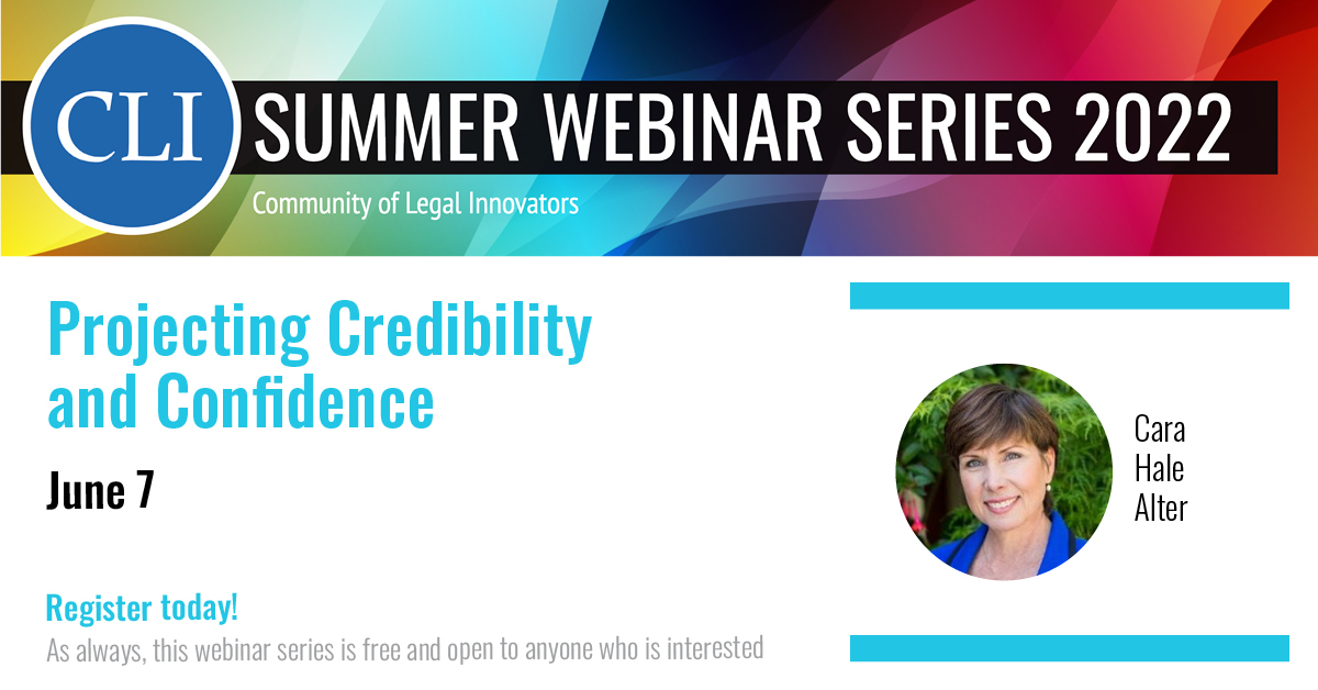 Lecture 4.1 - Projecting Credibility and Confidence - CLI | Community ...